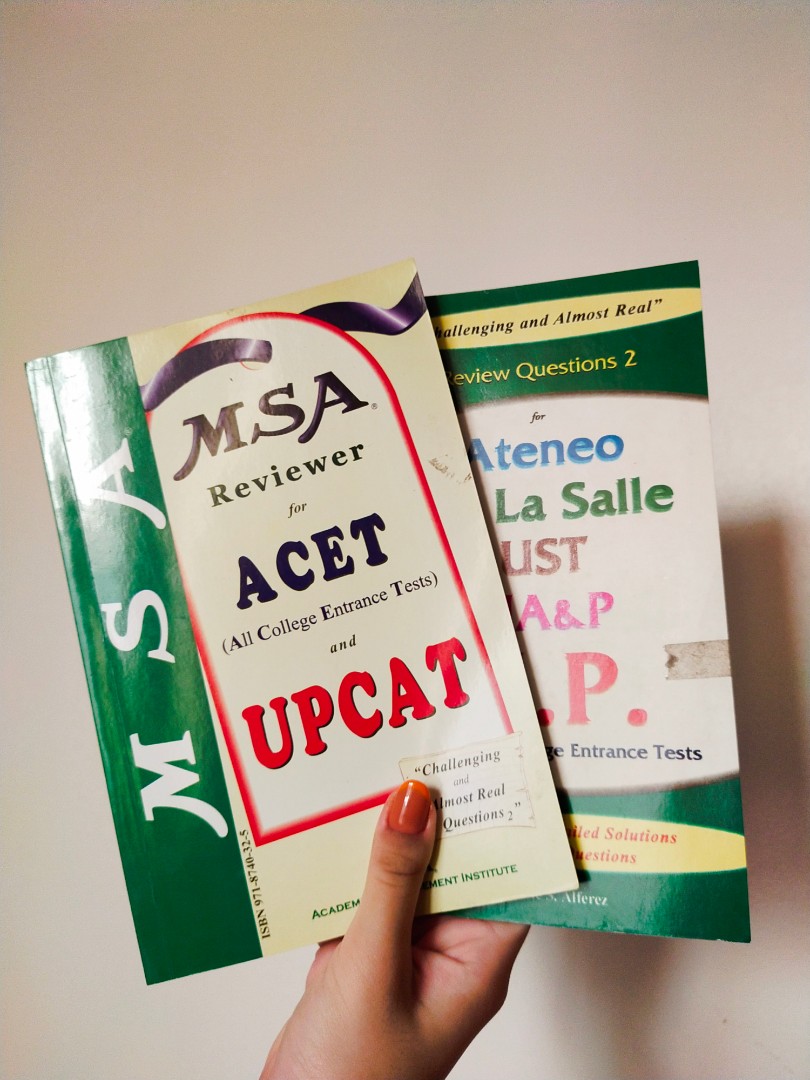 MSA Reviewers for SHS & COLLEGE ENTRANCE EXAMS, Hobbies & Toys, Books ...