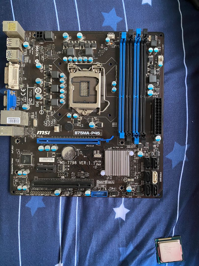 Msi motherboard, Computers & Tech, Parts & Accessories, Computer Parts ...