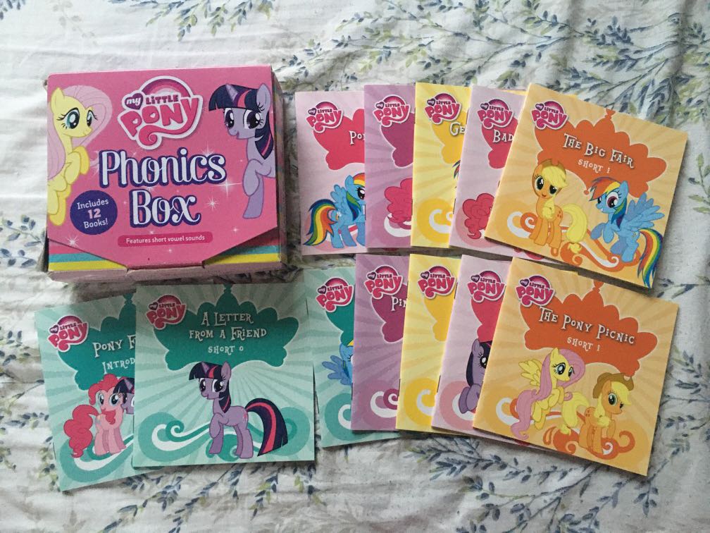 My little pony phonics box 12本, 興趣及遊戲, 書本 & 文具, 小說及非小說 - Carousell