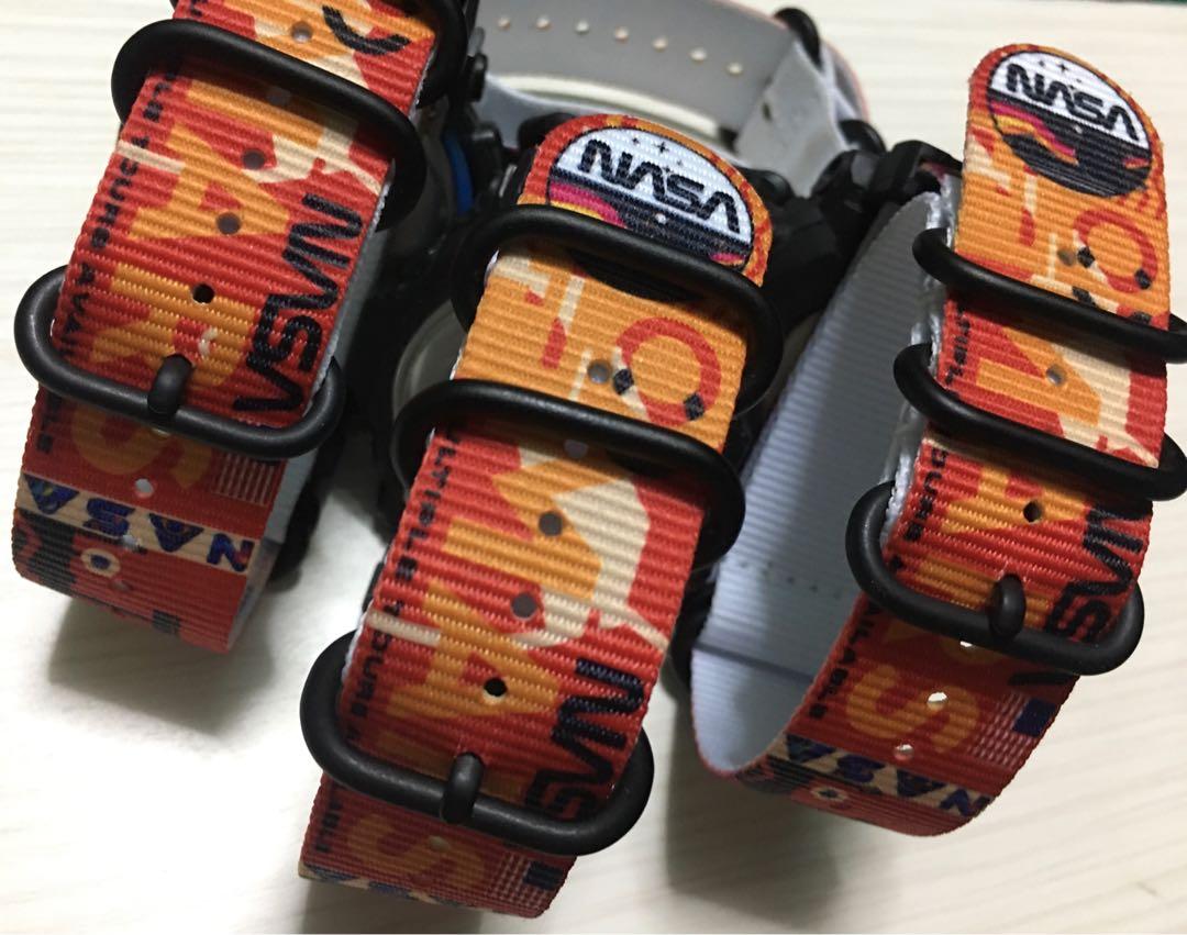 NASA Watch Strap Zulu Nato Strap with Free G-Shock Adapters, Men's ...