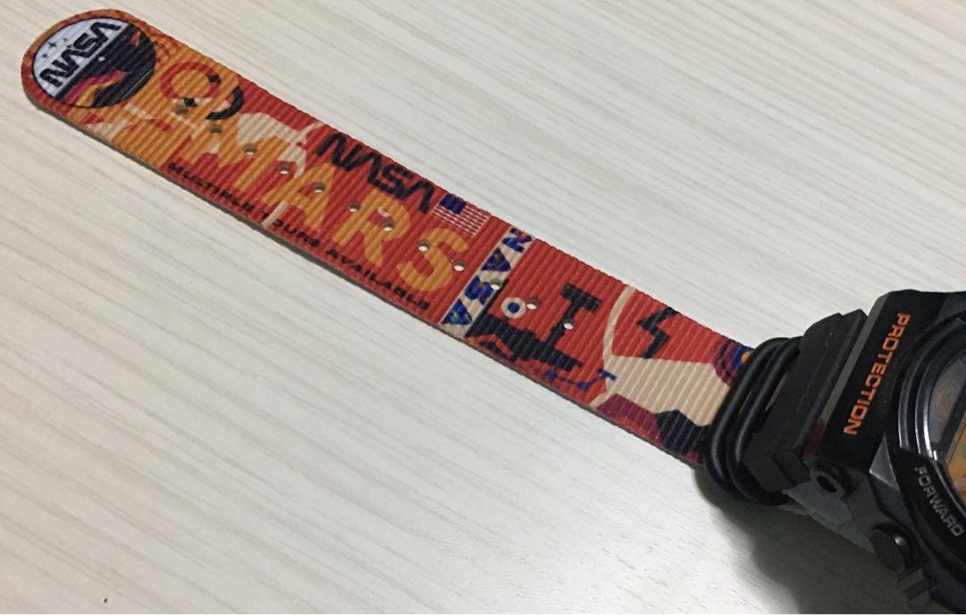 NASA Watch Strap Zulu Nato Strap with Free G-Shock Adapters, Men's ...