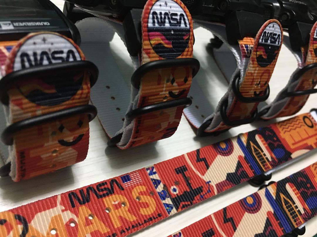 NASA Watch Strap Zulu Nato Strap with Free G-Shock Adapters, Men's ...