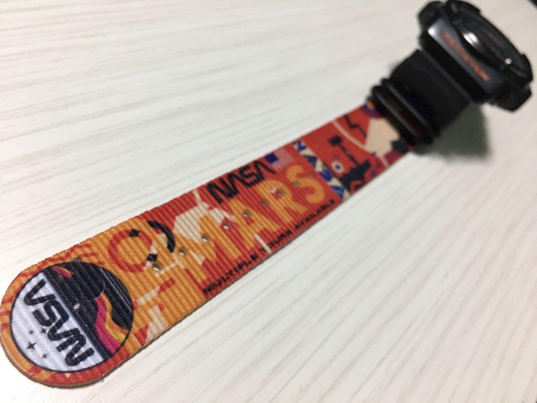 NASA Watch Strap Zulu Nato Strap with Free G-Shock Adapters, Men's ...