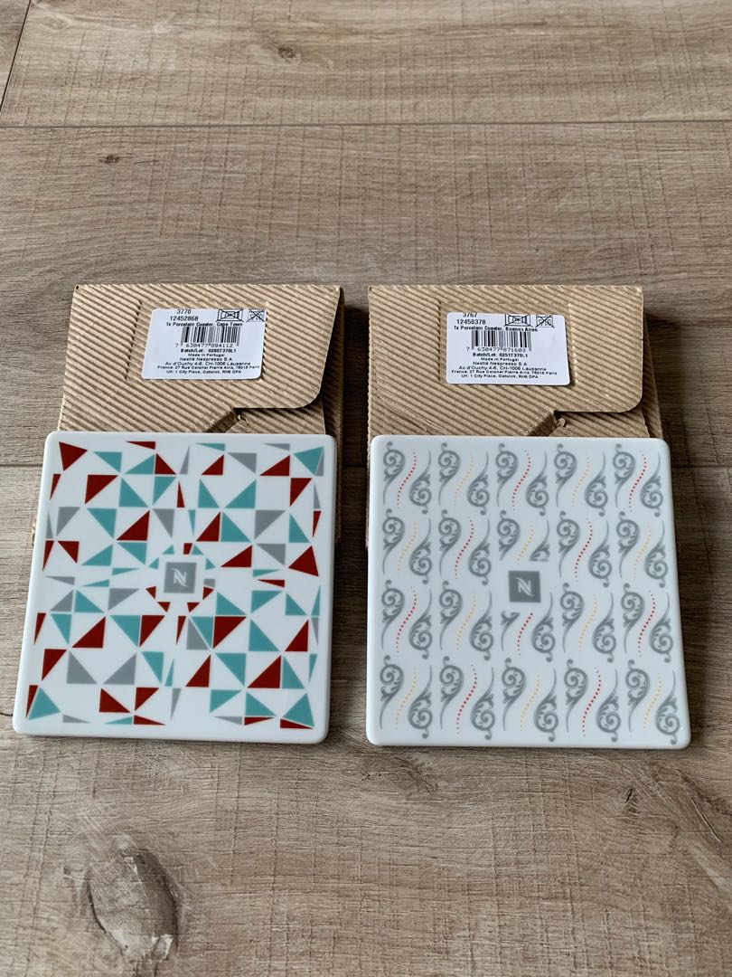 Nespresso Porcelain Coaster, Everything Else on Carousell