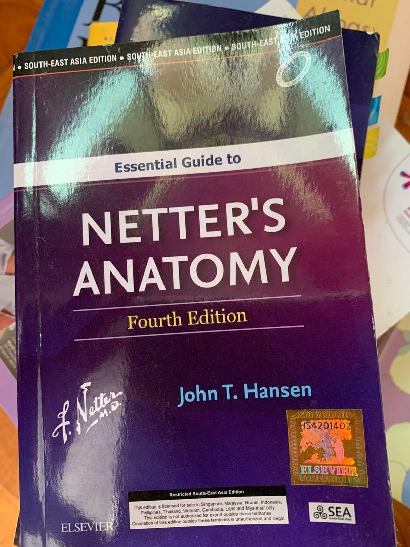 Netter’s Anatomy Textbook, Hobbies & Toys, Books & Magazines, Textbooks ...