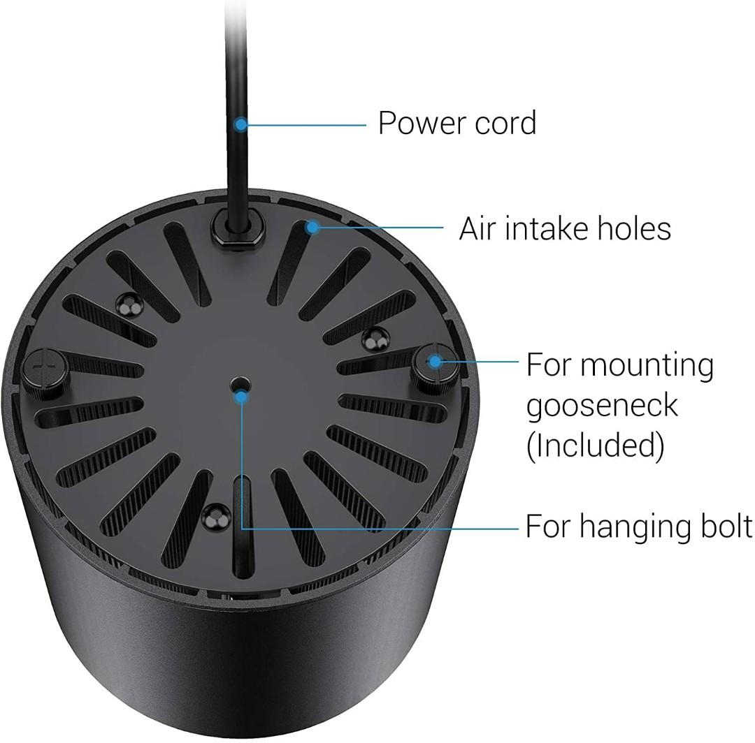 NICREW 30W Reef LED Aquarium Light, Dimmable Marine LED Light with Dual ...