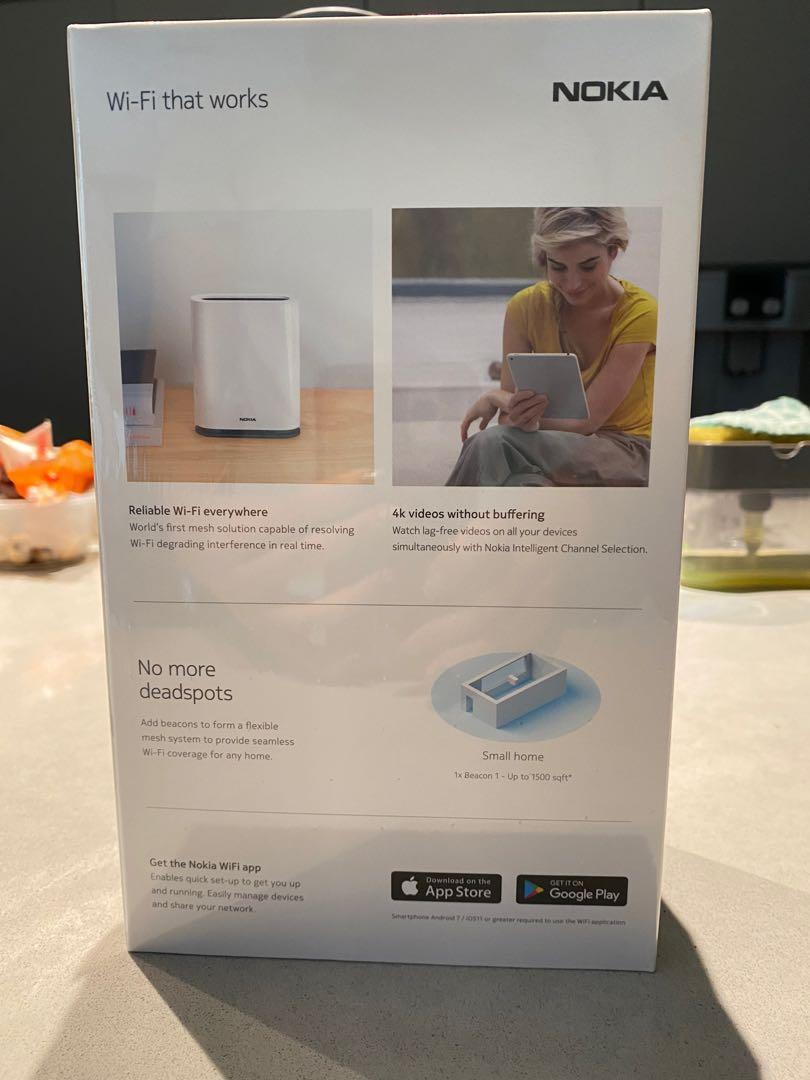Nokia wifi beacon 1 Mesh router, Computers & Tech, Parts & Accessories ...