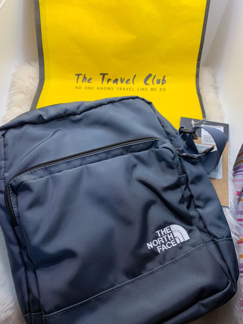 North face body bag grey color, Men's Fashion, Bags, Sling Bags on ...