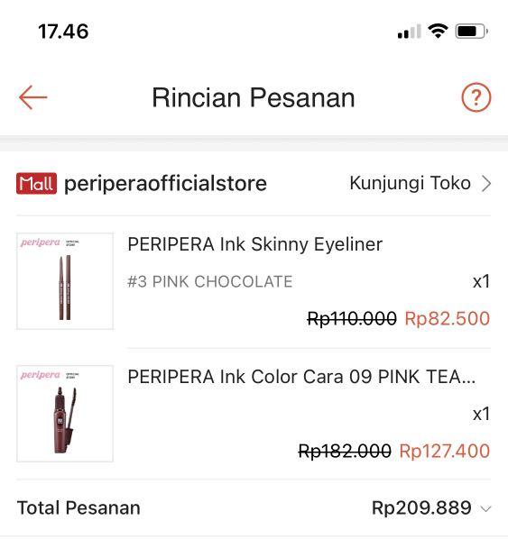 PERIPERA INK COLOR CARA, Kesehatan & Kecantikan, Rias Wajah di Carousell
