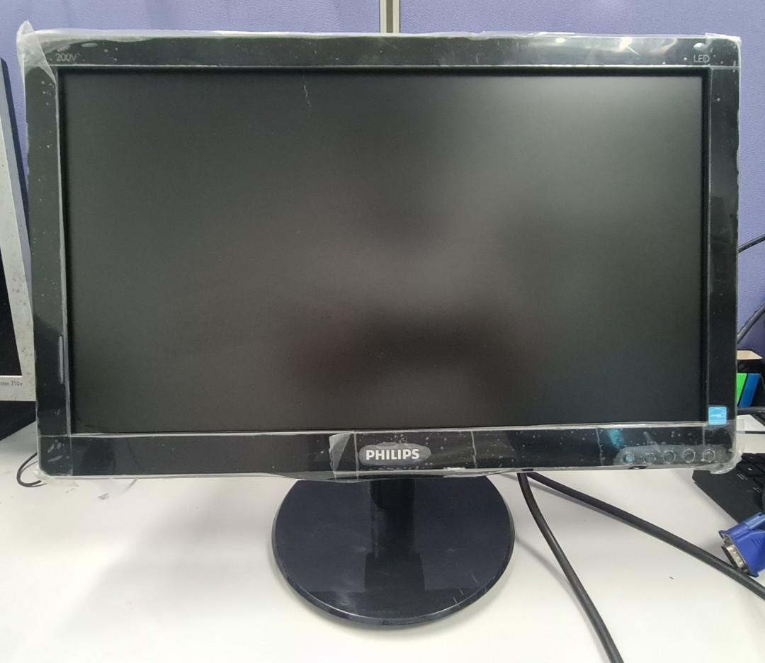 Philips 20 inch monitor LED backlight, Computers & Tech, Parts ...