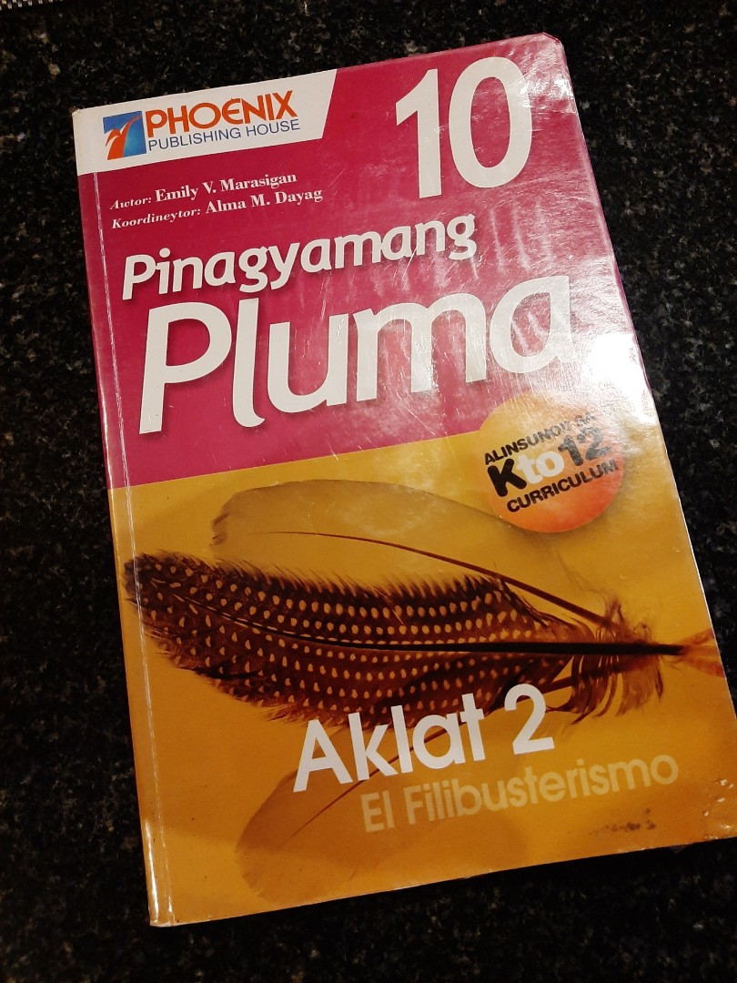 Pluma 10 - Aklat 2 El Filibusterismo, Hobbies & Toys, Books & Magazines ...