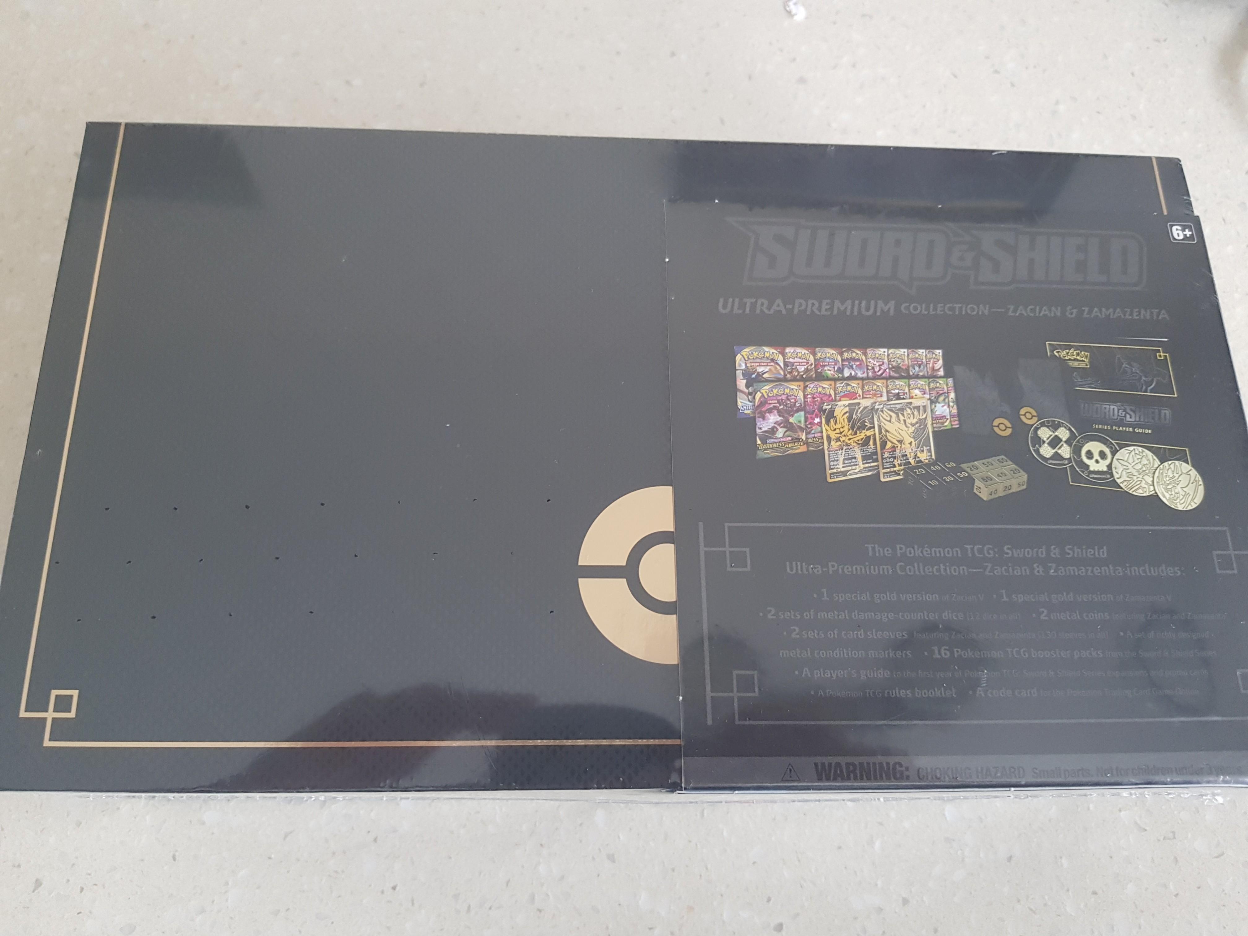 Pokemon TCG: Zacian & Zamazenta Ultra Premium Collection Box, Hobbies ...