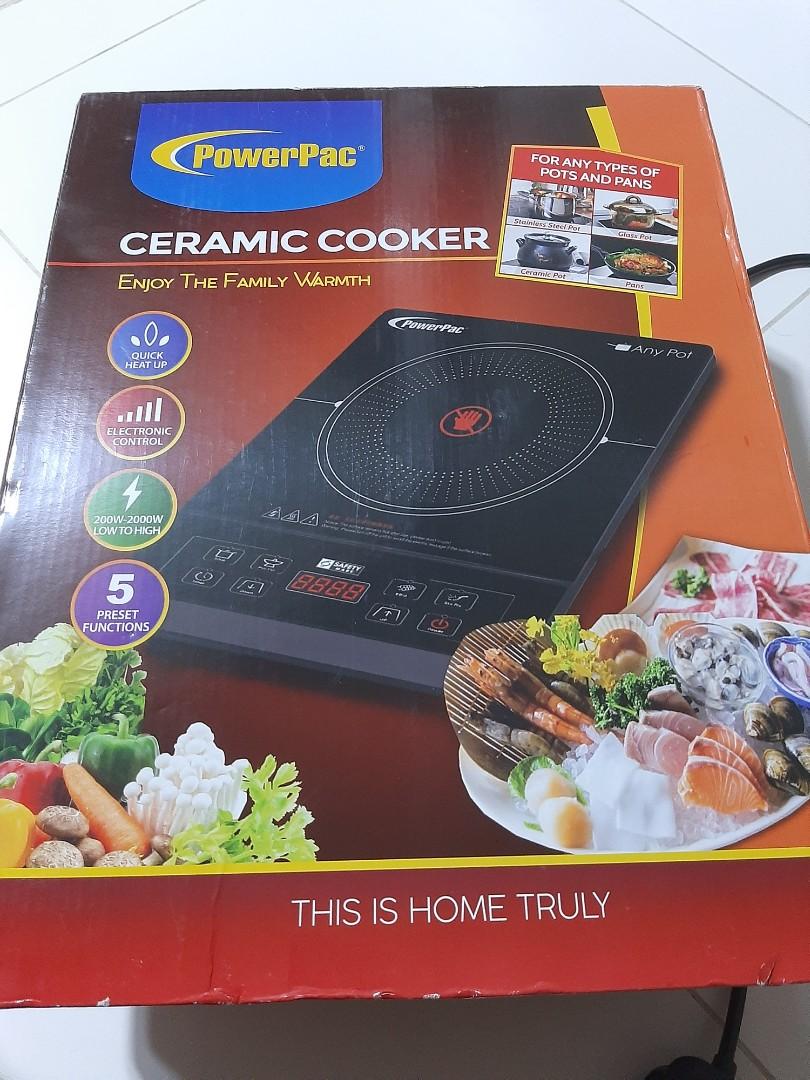 PowerPac Any Pot Ceramic Cooker, TV & Home Appliances, Kitchen ...