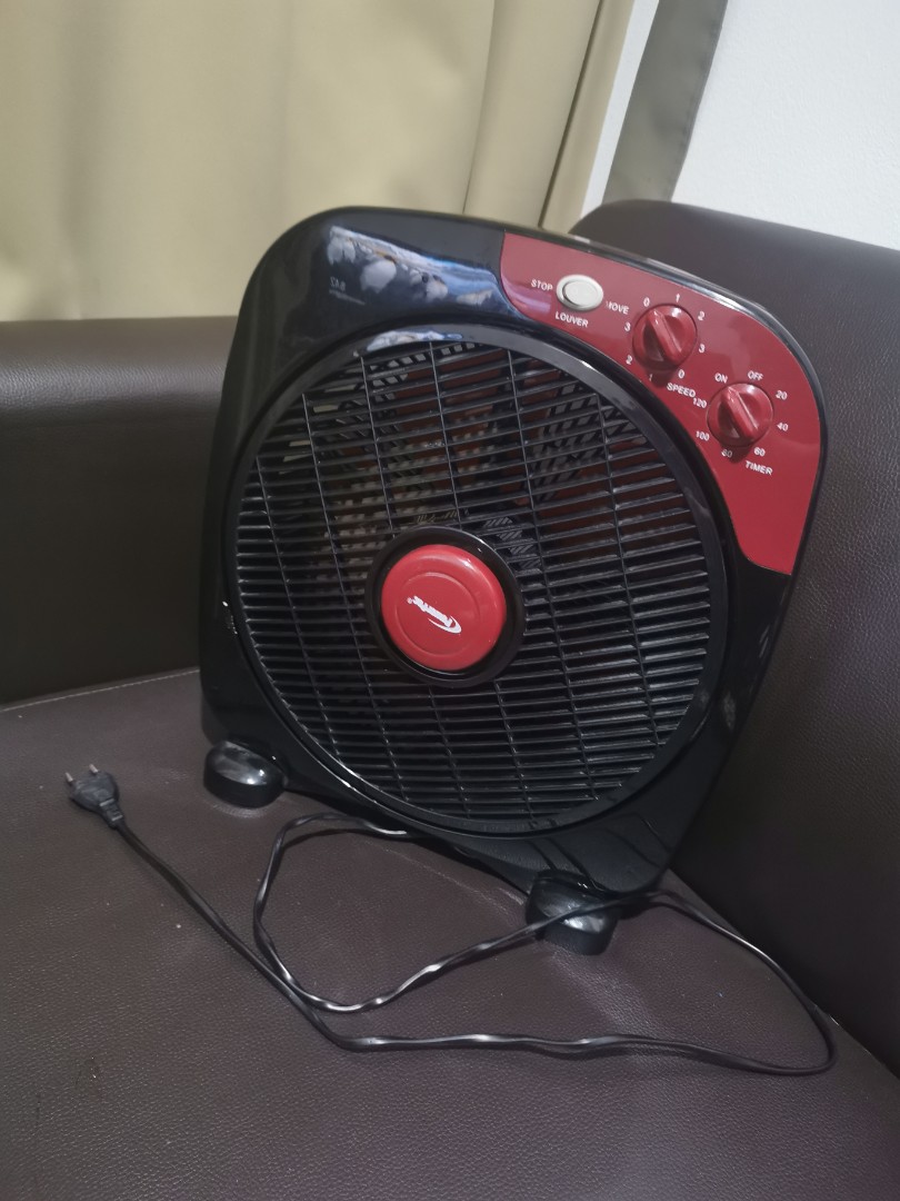 PowerPac Box Fan 12 inches, Furniture & Home Living, Lighting & Fans ...