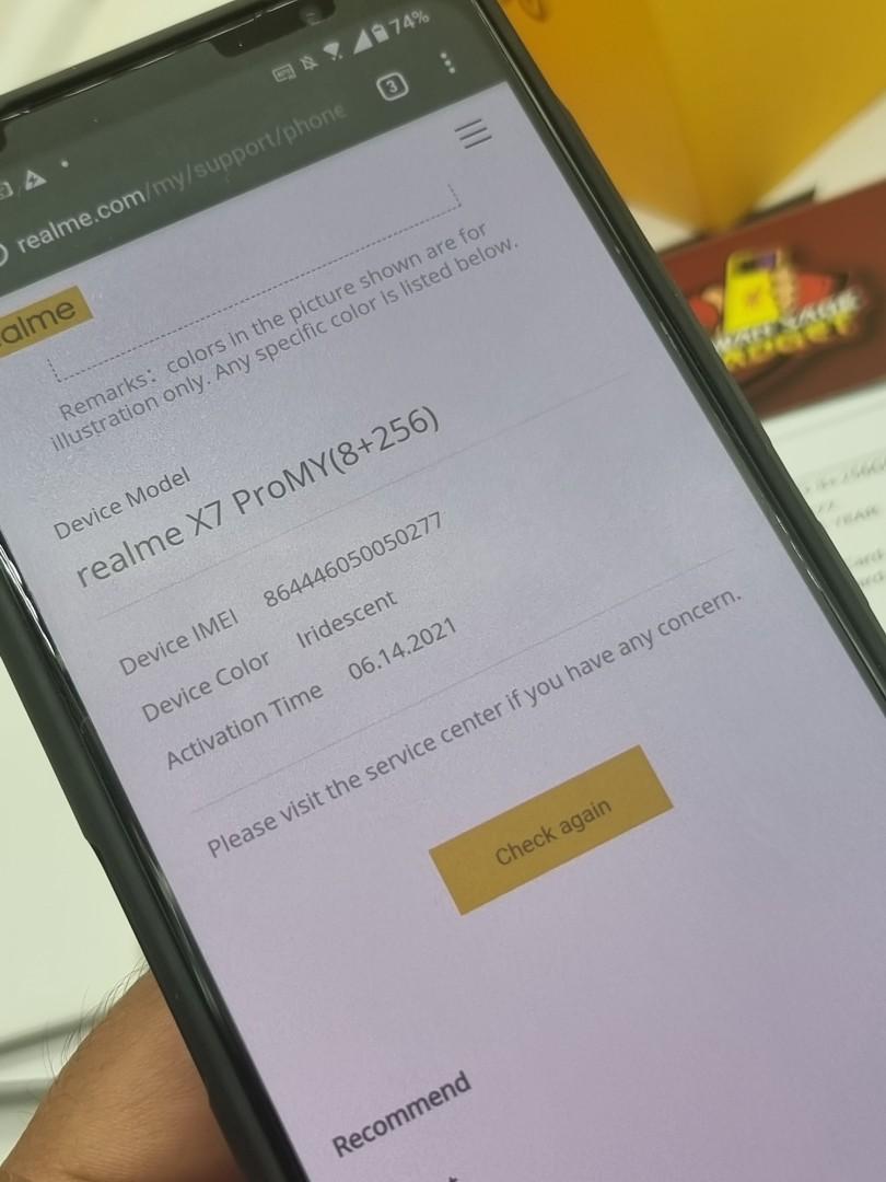 Realme X7 Pro 5G 8GB+256GB Iridescent RMX2121, Mobile Phones & Gadgets ...