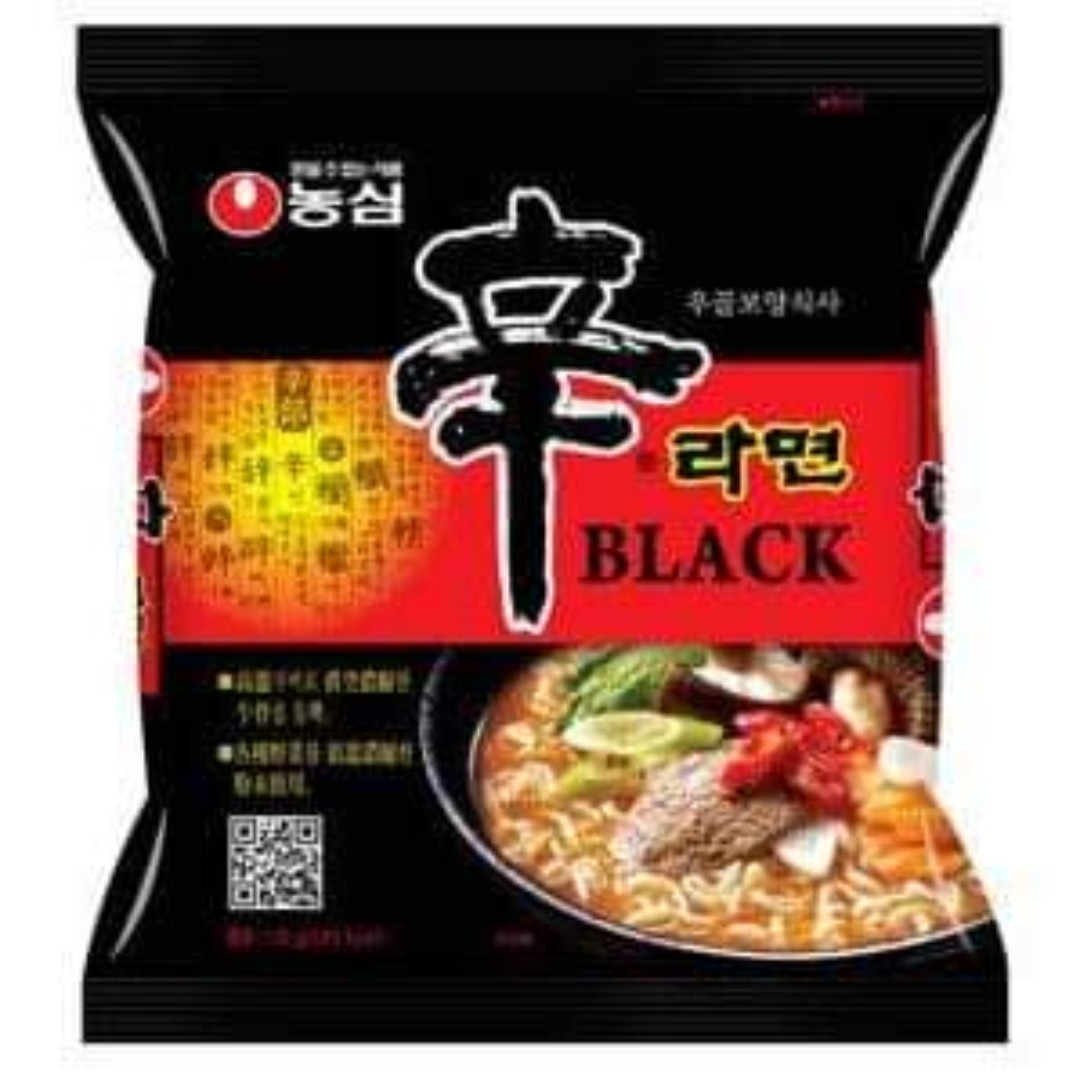 Shin Ramen Black, Food & Drinks, Packaged & Instant Food on Carousell