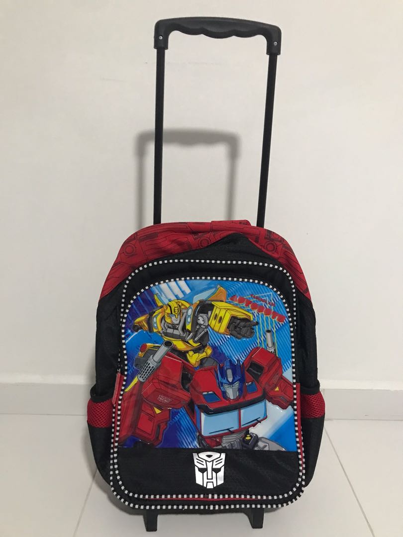 Transformers Trolley Backpack, Babies & Kids, Babies & Kids Fashion on Carousell