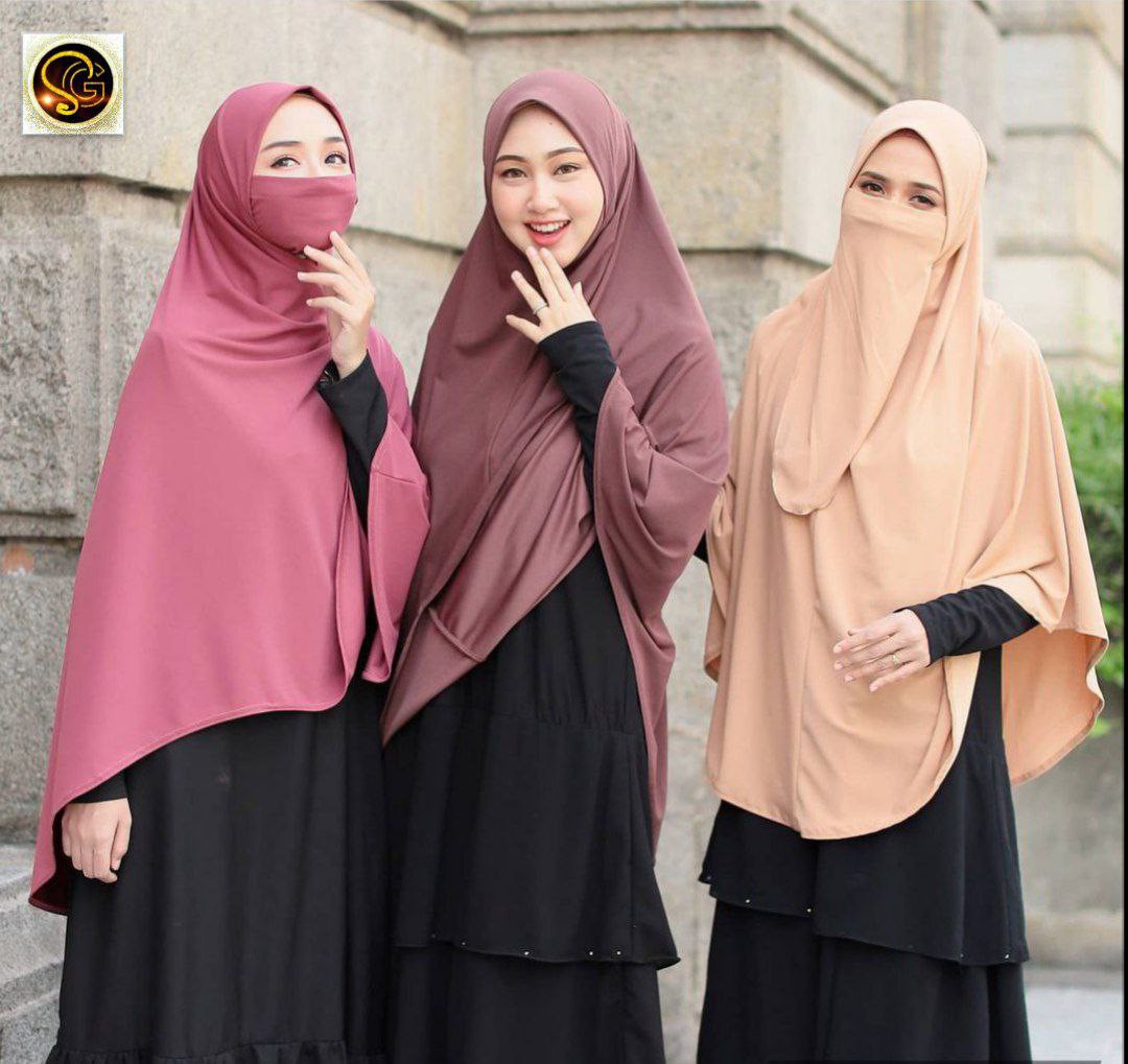 Tudung Labuh Ustazah Rtg 3 in 1, Women's Fashion, Muslimah Fashion, Hijabs on Carousell
