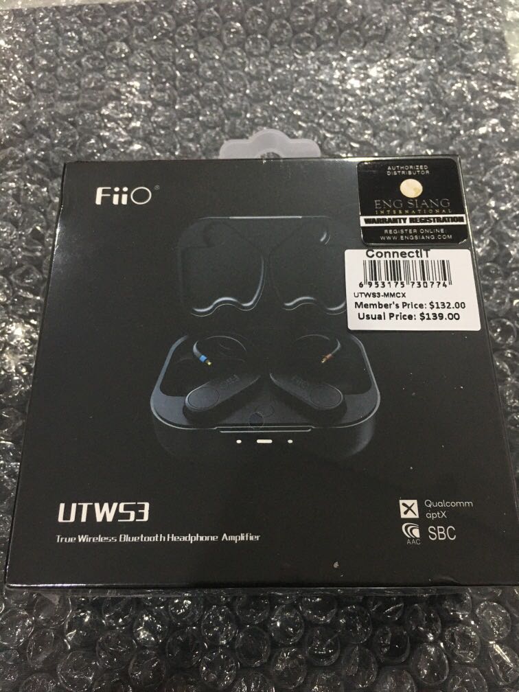 (BNIB) TWS Bluetooth adaptor: FiiO UTWS3 (MMCX connectors) true ...