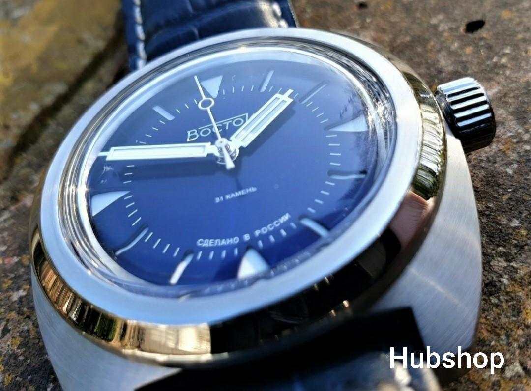 Sapphire Blue Automatic Diver Vostok Amphibia Sandwhich Dial Super ...