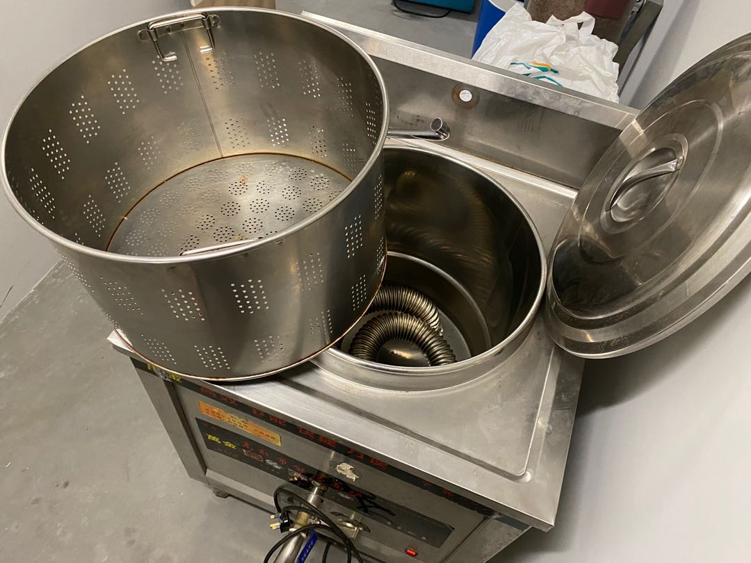 Commercial 70L Boiler Cooker Setup for Hawker Stall, Furniture & Home ...