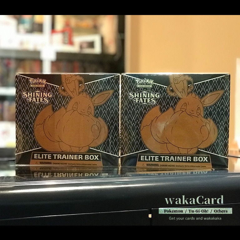 [旺角實體店] 再返貨 全新 美版 ETB PTCG Pokemon TCG: Shining Fates Elite Trainer Box ...