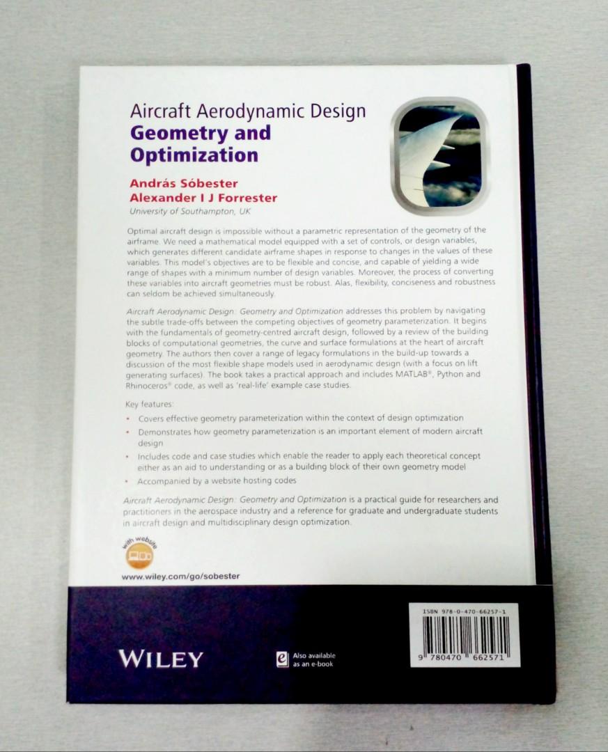 Aircraft Aerodynamic Design (Geometry and Optimization), Hobbies & Toys ...