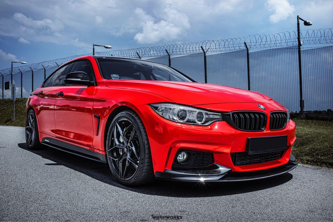 BMW 4Series 3M 2080-G13 Gloss Hot Rod Red Full Wrap, Car Accessories ...