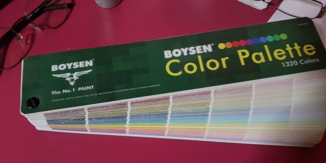 Boysen Color Swatch (Limited), Furniture & Home Living, Home ...