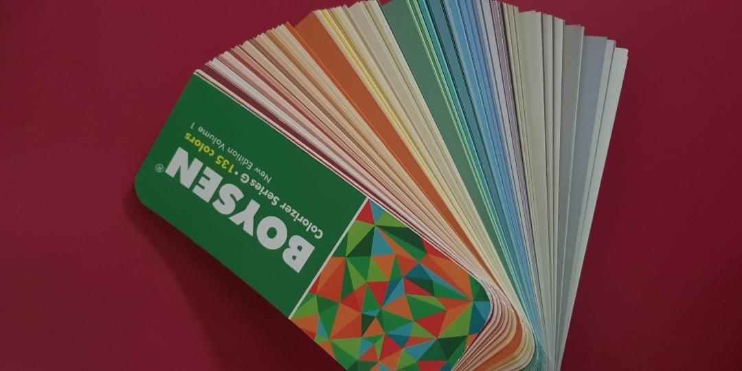 Boysen Colorizer Series G Color Swatch, Hobbies & Toys, Stationary ...