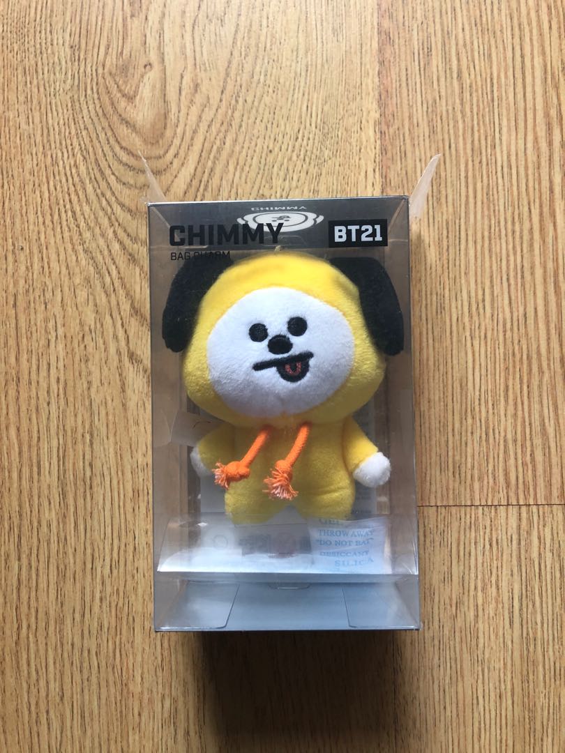 BT21 Chimmy Bag Charm, Hobbies & Toys, Toys & Games on Carousell