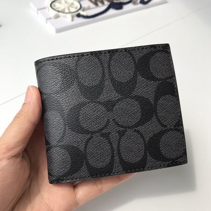 Authentic Coach 75006 Billford Mens Wallet, Men's Fashion, Watches ...