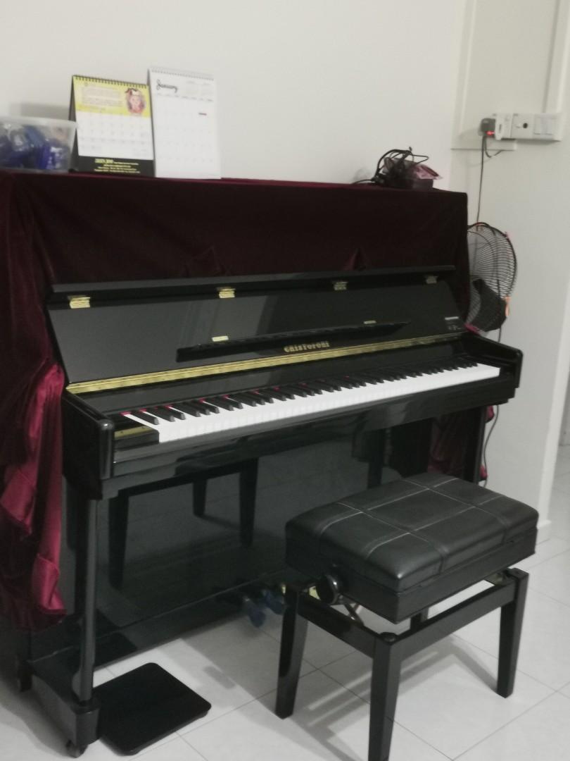Cristofori exam model piano PC-125M1, Hobbies & Toys, Music & Media ...