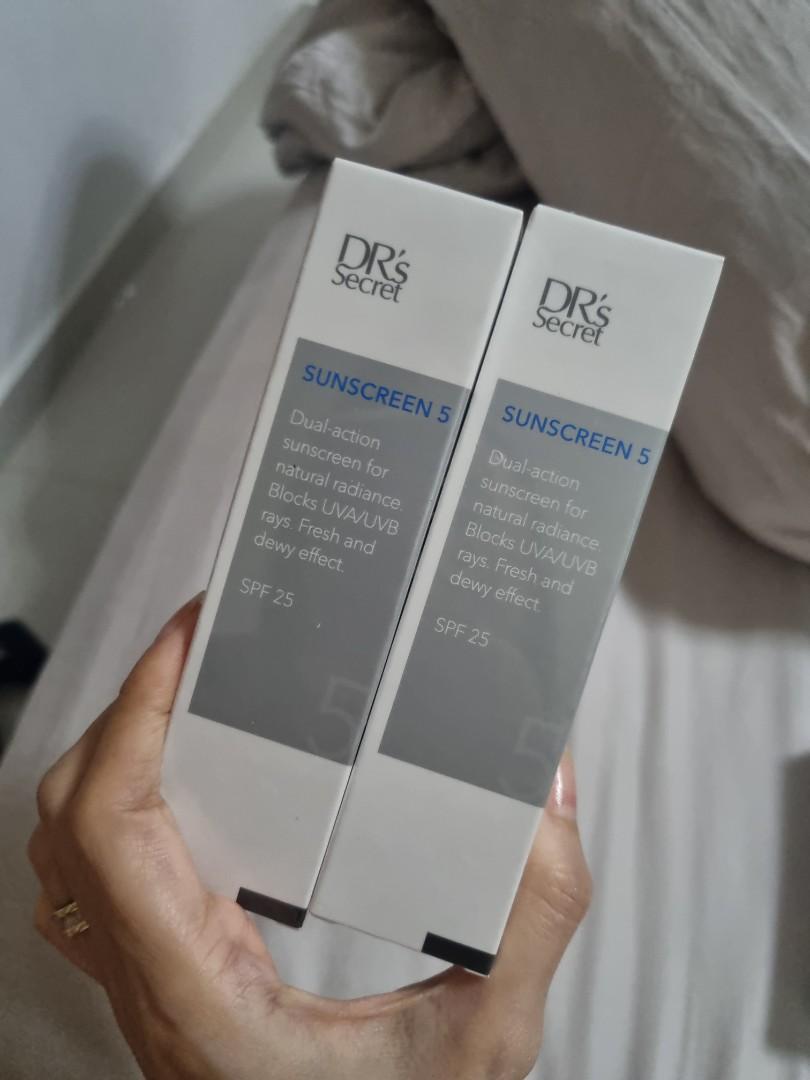 Dr Secret Sunscreen 5 (LEFT 1), Beauty & Personal Care, Face, Face Care ...