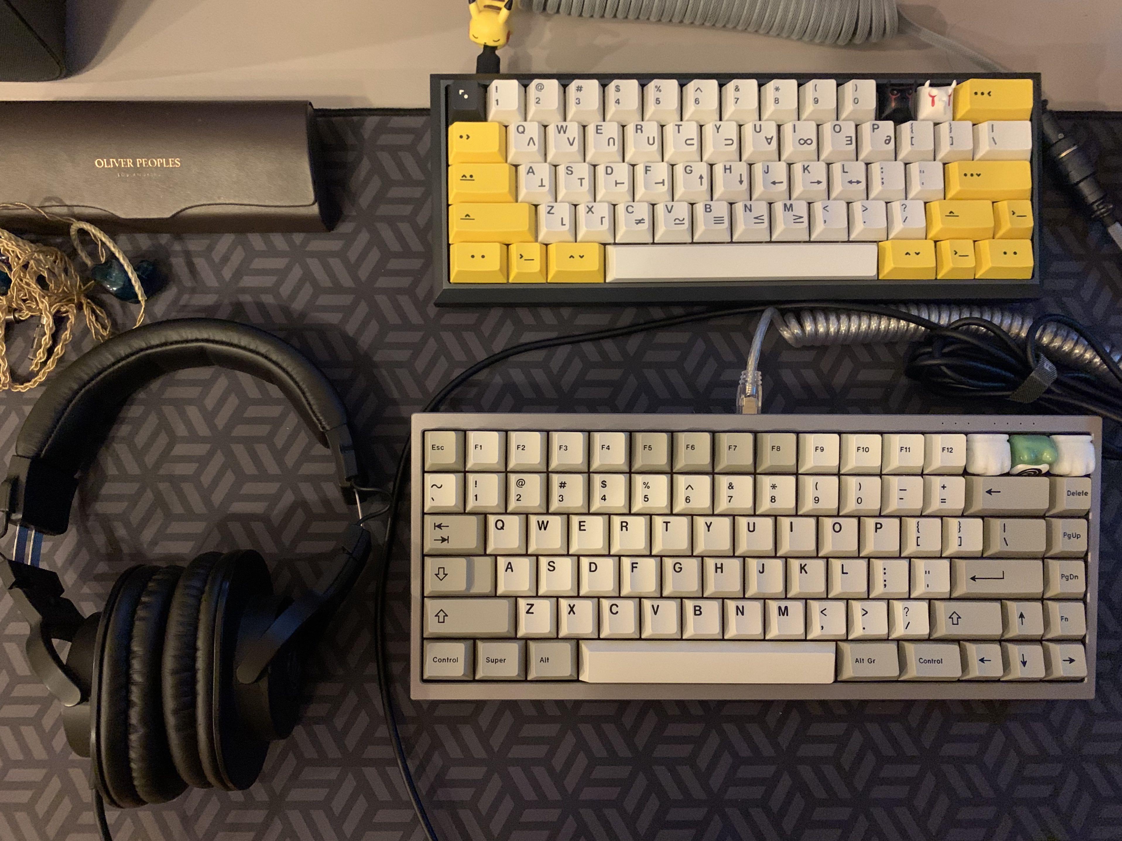 Duck Octagon V3 Silver Gray 75% Custom Mechanical Keyboard, Computers ...