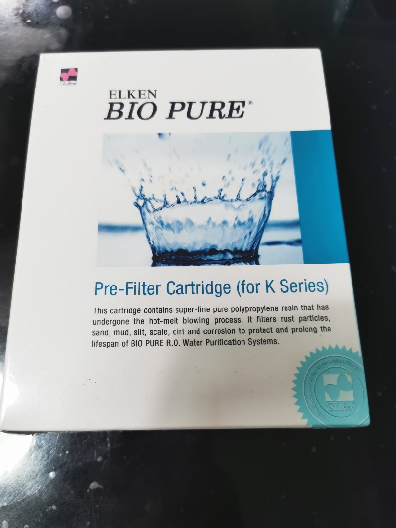 Elken Bio Pure Pre-Filter Cartridge (K Series), TV & Home Appliances ...