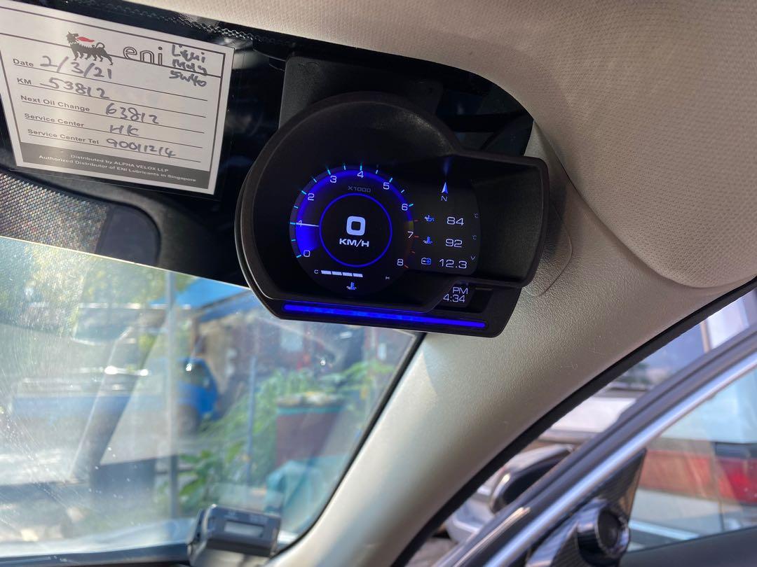 HONDA CIVIC FC OBD2 GAUGE INSTALLED, Car Accessories, Accessories on ...