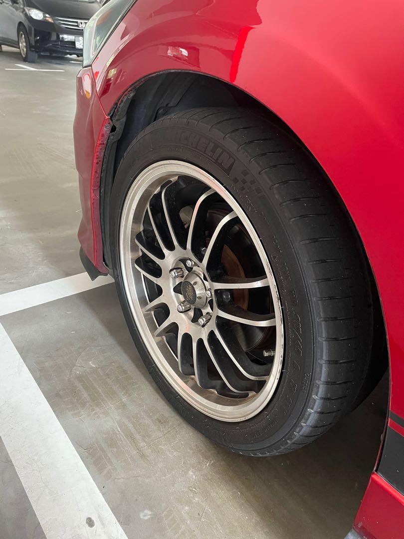 Honda stream RN6 rims and tyre. Selling in a set., Car Accessories ...