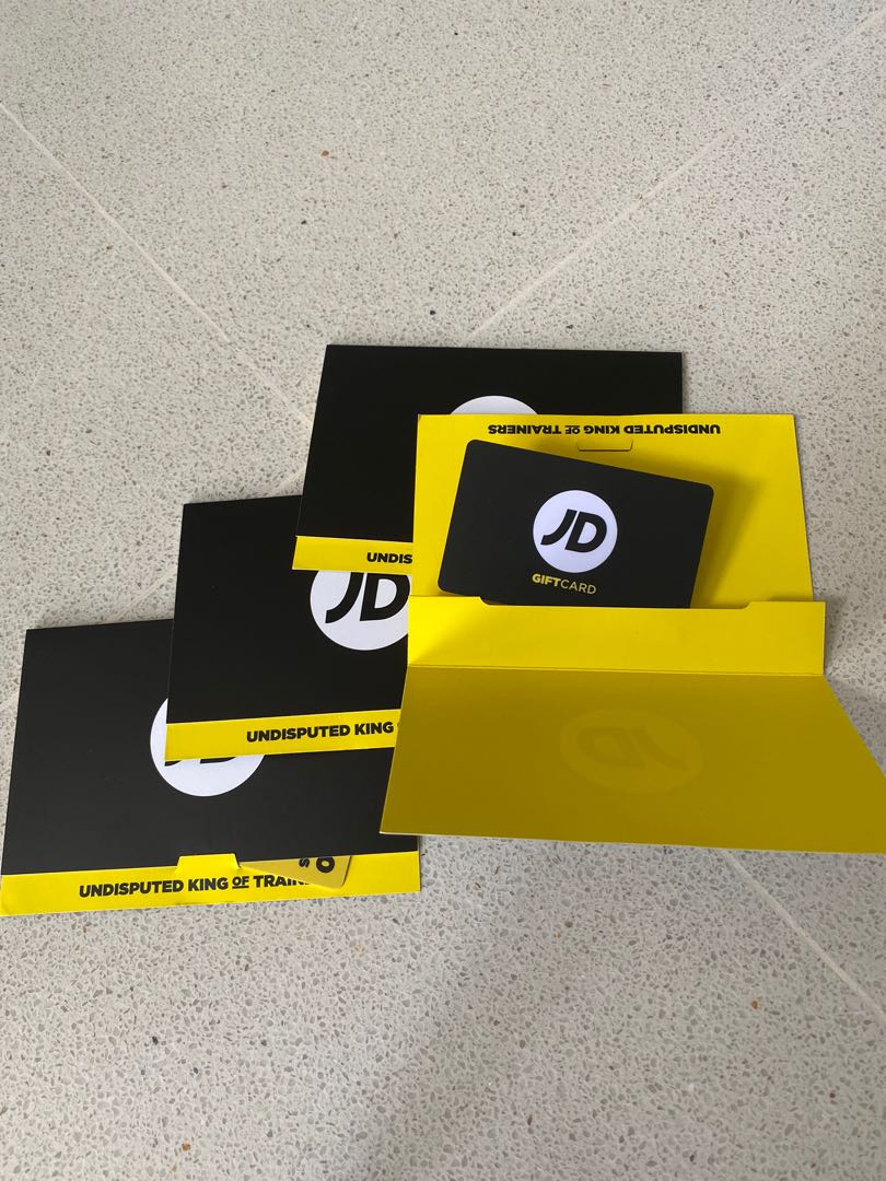 JD Sports Value Cards at $50 x 4, Tickets & Vouchers, Store Credits on ...