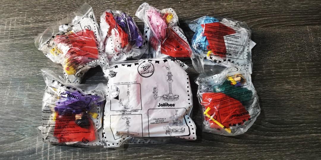 Jollibee Jolly Go Round KIDDIE MEAL COMPLETE SET WITH EXTRA HETTY AND ...