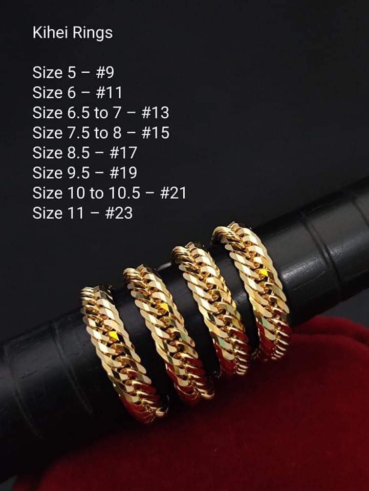 K18 Japan Gold Kihei Rings Original, Women's Fashion, Jewelry & Organizers, Rings on Carousell