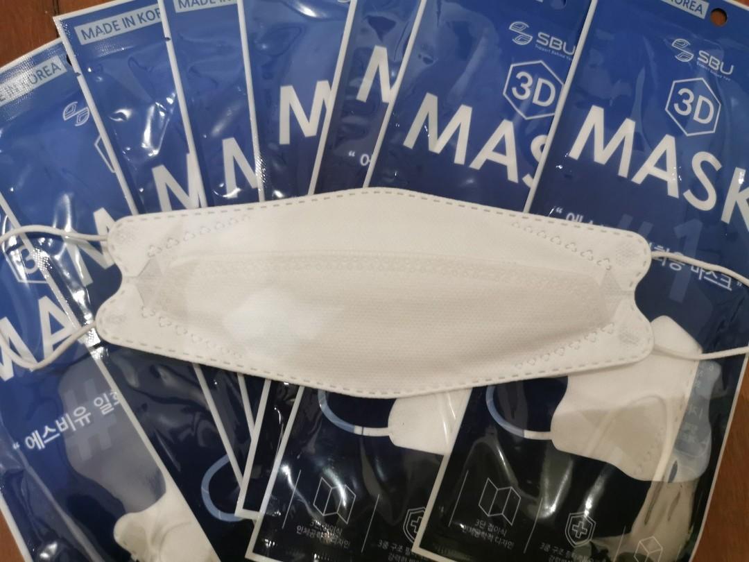 Korean 3D / kf94 mask fish shaped (SBU), Everything Else on Carousell