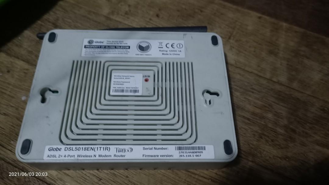 Modem Tattoo Globe Computers And Tech Parts And Accessories Networking On Carousell