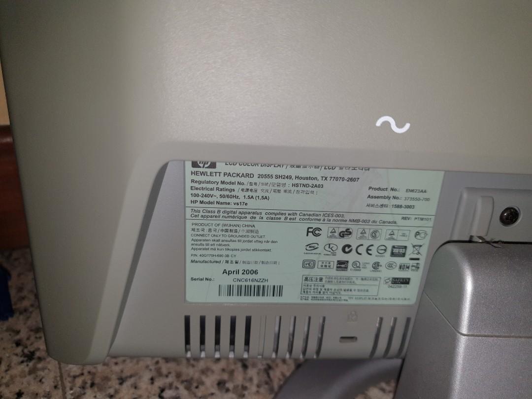 Monitor HP, Computers & Tech, Parts & Accessories, Monitor Screens on ...