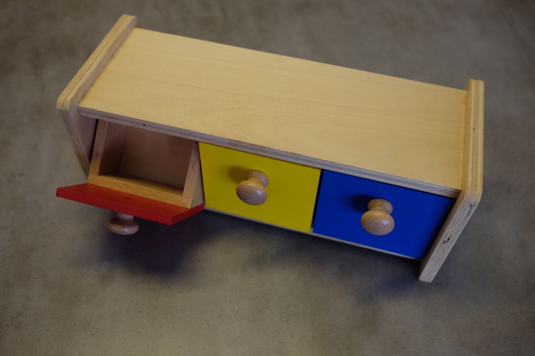 Montessori Box with Bins, Babies & Kids, Infant Playtime on Carousell