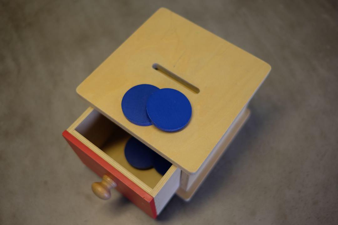 Montessori Coin Box, Babies & Kids, Infant Playtime on Carousell