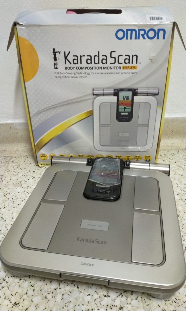 Omron Karada Scan Body Composition Monitor HBF-375, Health & Nutrition ...
