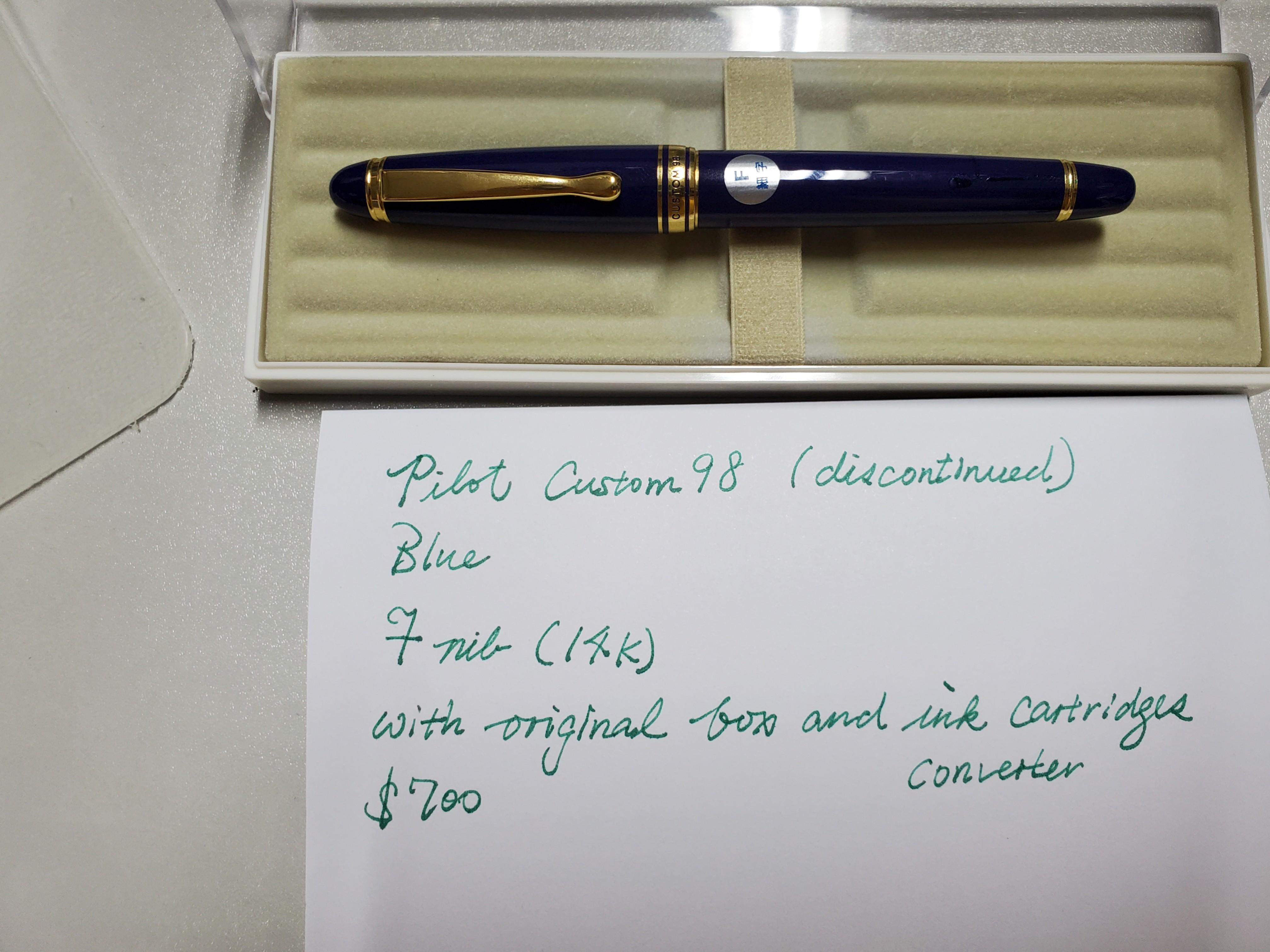 Pilot Custom 98 Fountain Pen 百樂 鋼筆, 興趣及遊戲, 手作＆自家設計, 文具 - Carousell