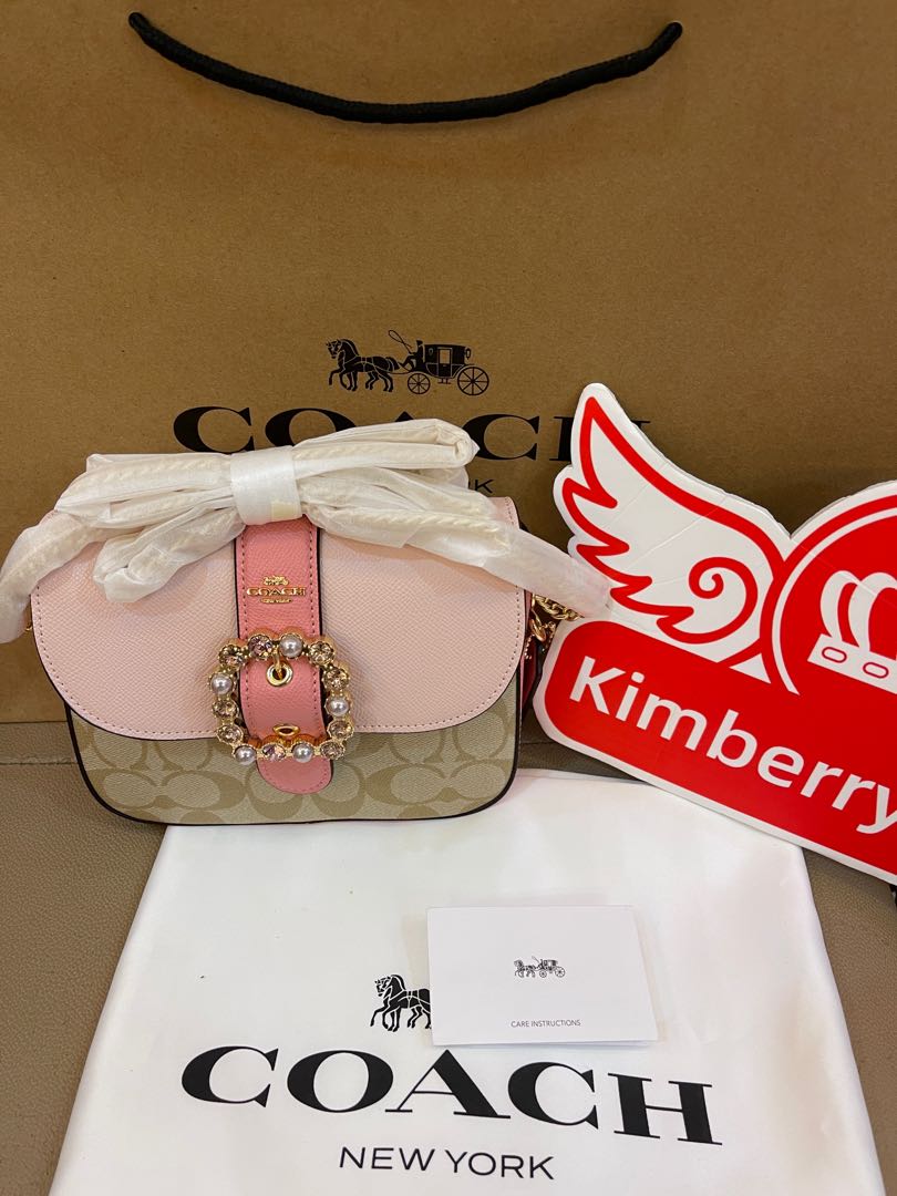 Ready Stock Authentic Coach 1421 C1421 Gemma Crossbody In Colorblock ...