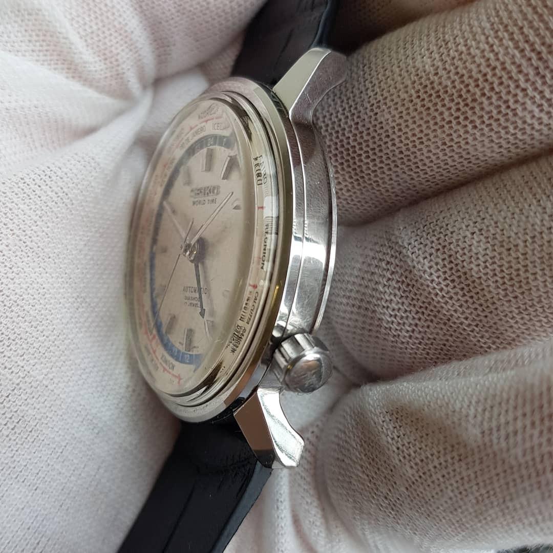 Seiko Worldtimer, 名牌, 手錶 - Carousell
